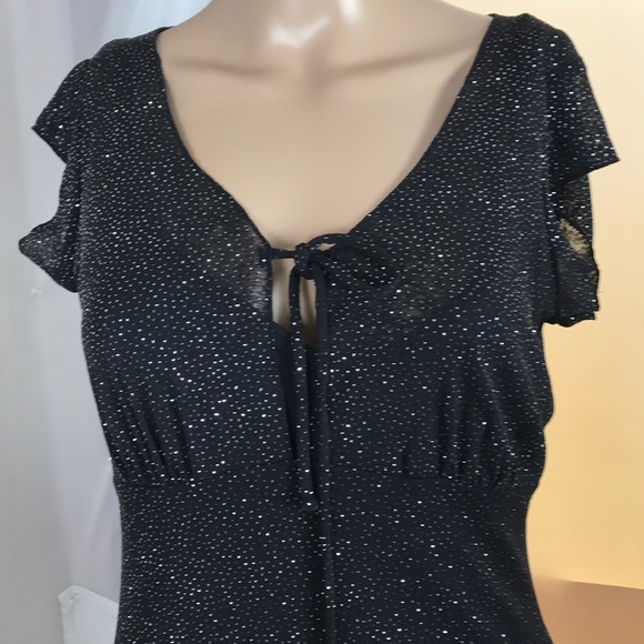 Rampage | Dresses | Rampage Black Glittering Cocktail Dress Size S ...